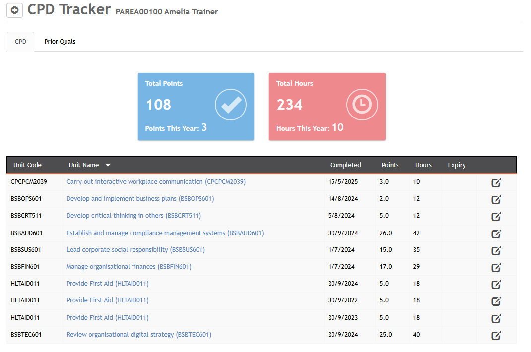 CPD Tracker