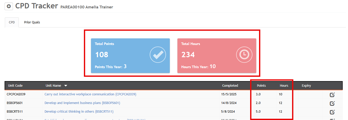 CPD Tracker